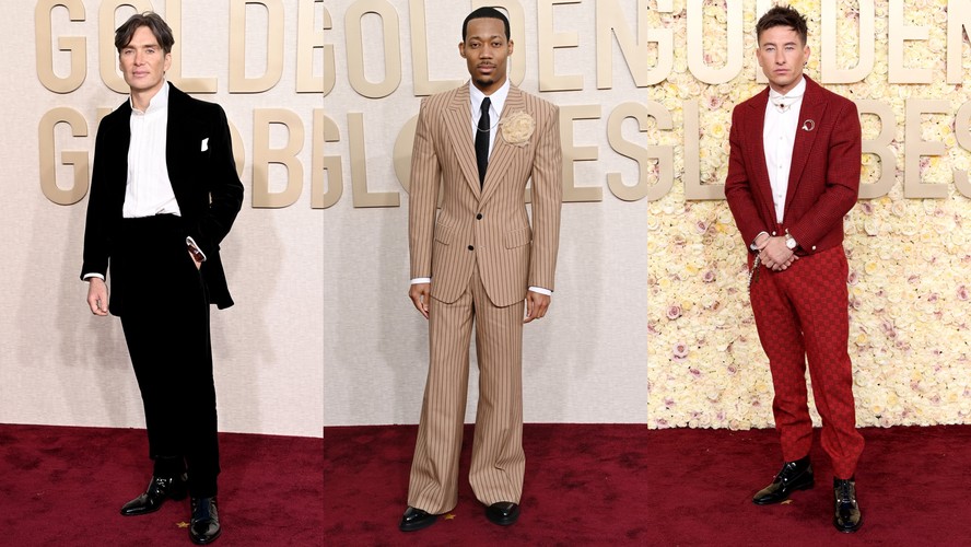 Globo de Ouro 2024 confira os melhores looks masculinos do prêmio