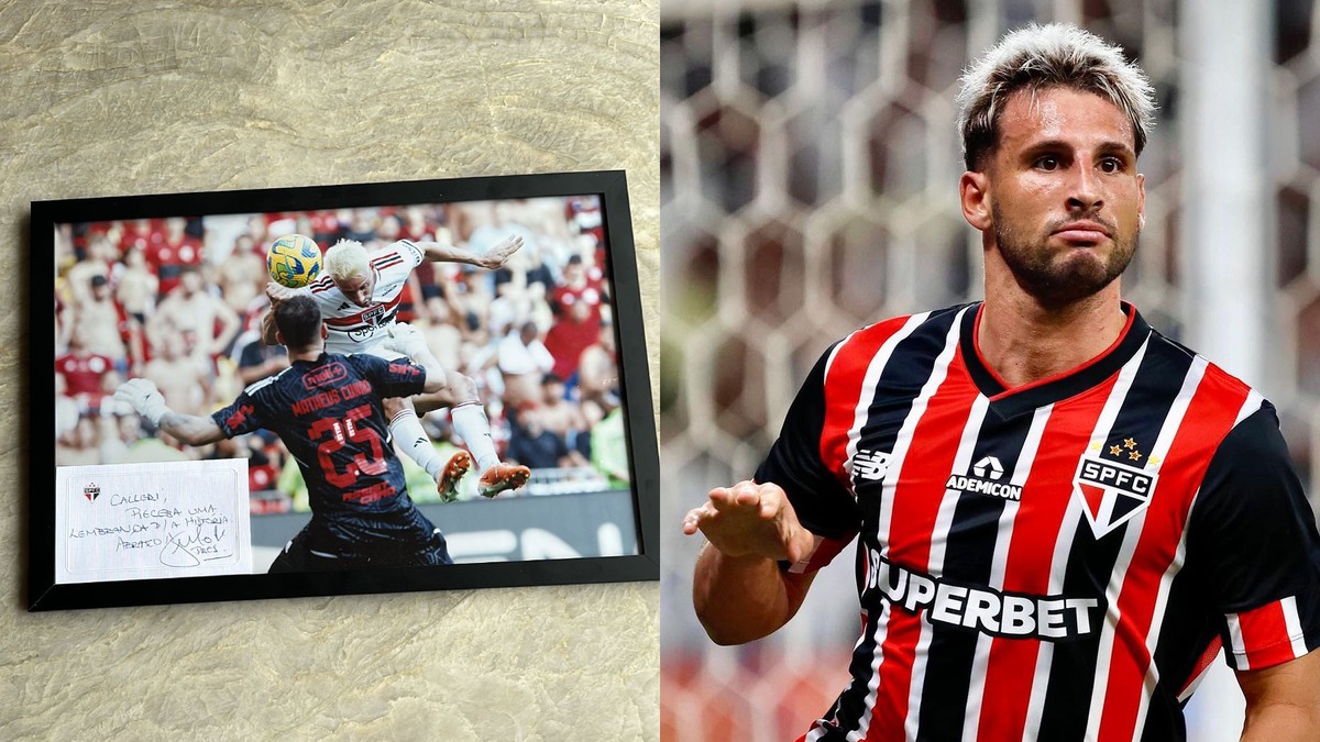 Calleri é homenageado por Casares e agradece: 'Obrigado, presidente'