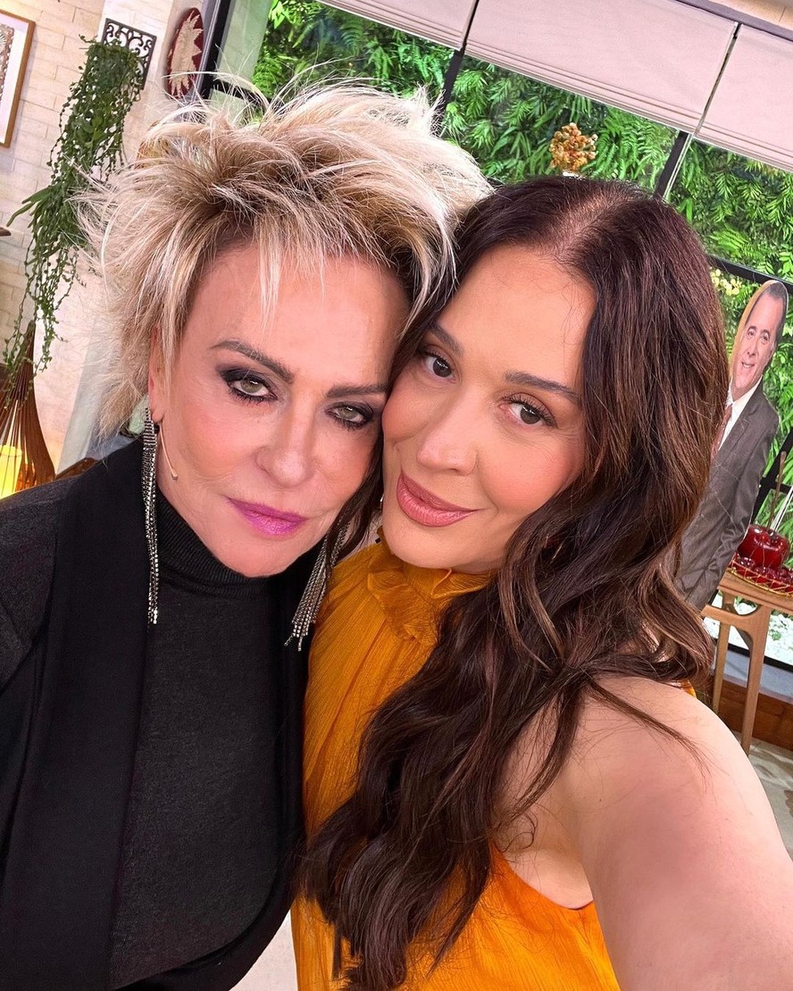 Claudia Raia parabeniza Ana Maria Braga com declaração: ''Te amo pra ...