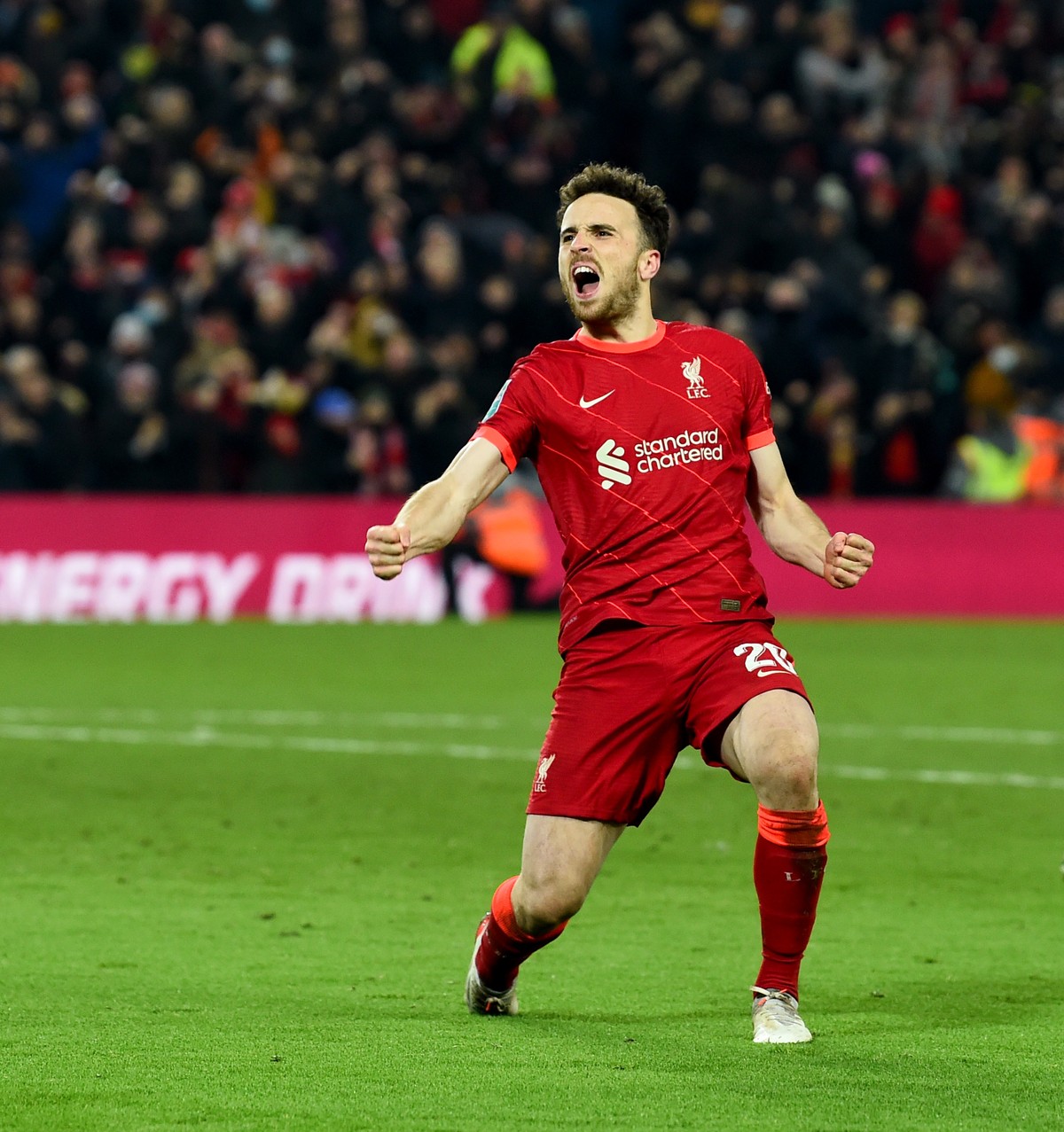 Jota, do Liverpool, brinca com expectativa para Liga Europa: ‘Não pegar ...