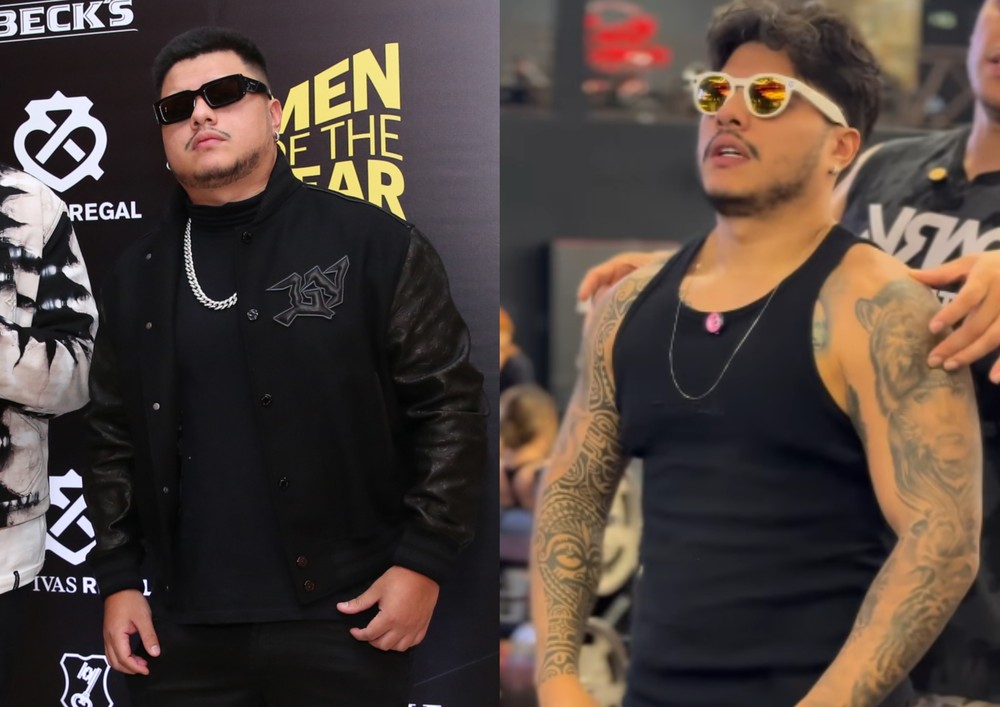 Relembre antes e depois dos famosos que transformaram o corpo em 2025