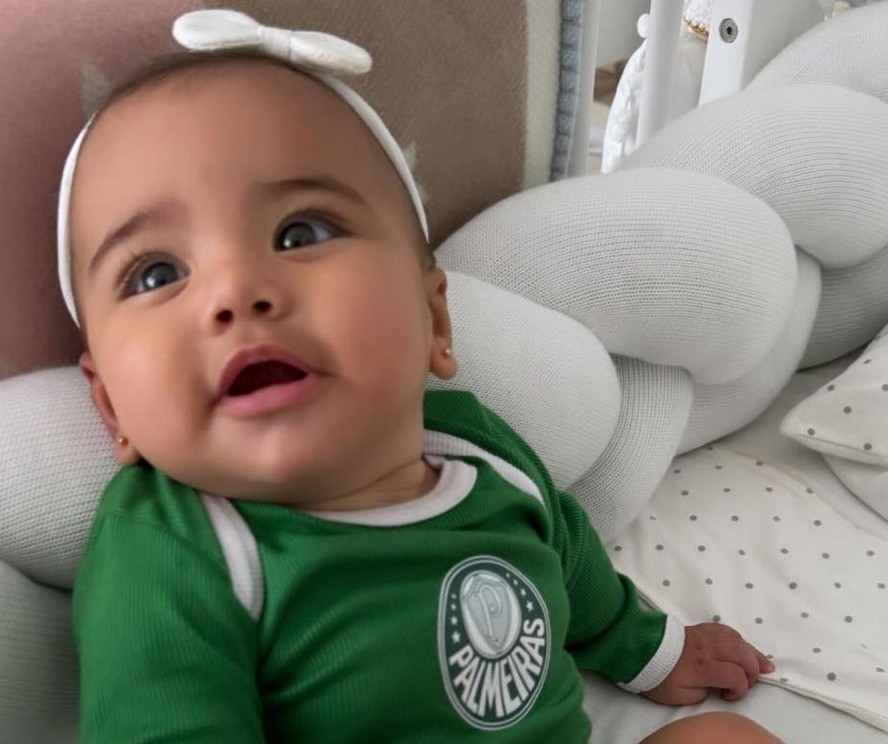 Bruna Biancardi mostra Mavie usando roupa do Palmeiras: 'Assisti ao ...