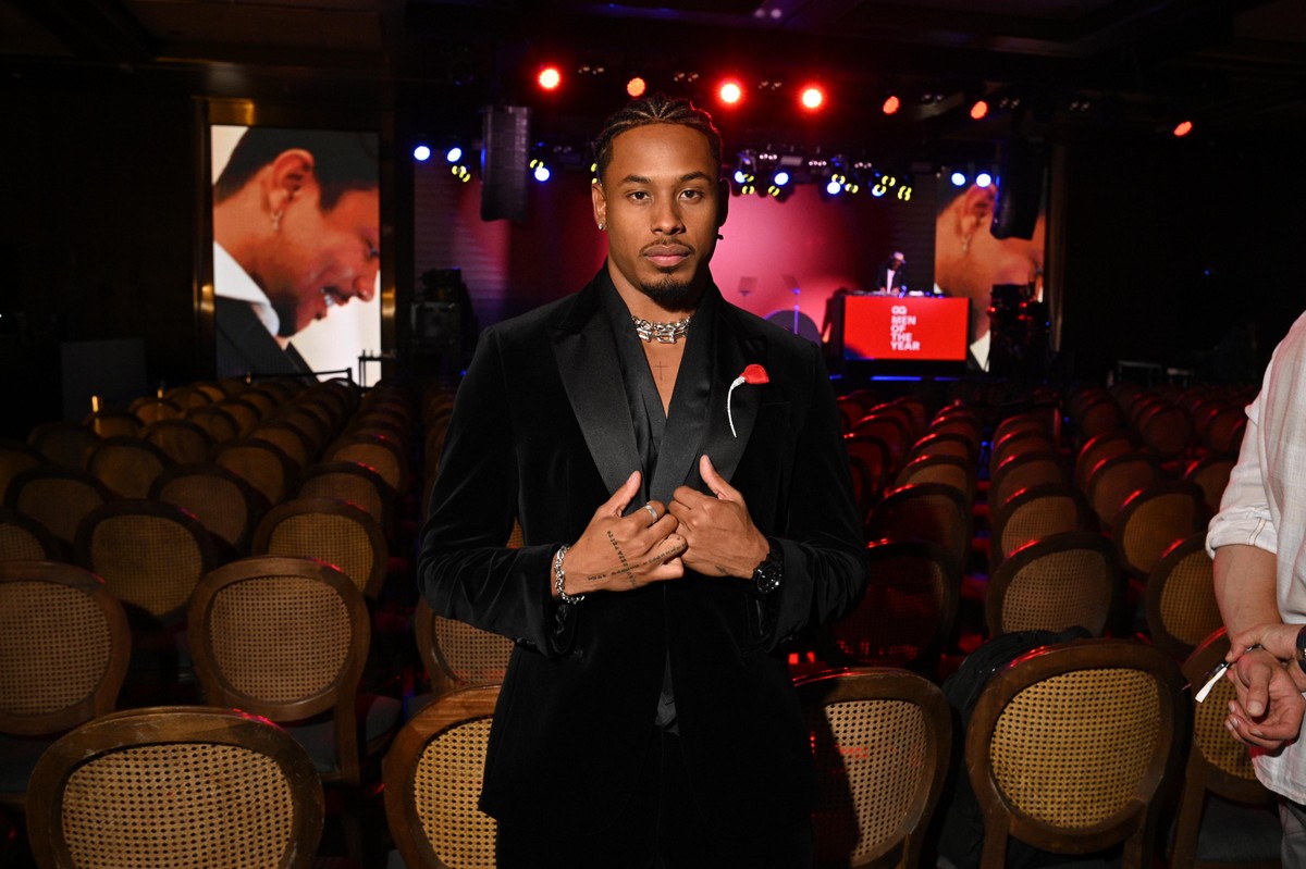 No 'MOTY 2023', Paulo André usa colar de mais de R$ 20 mil