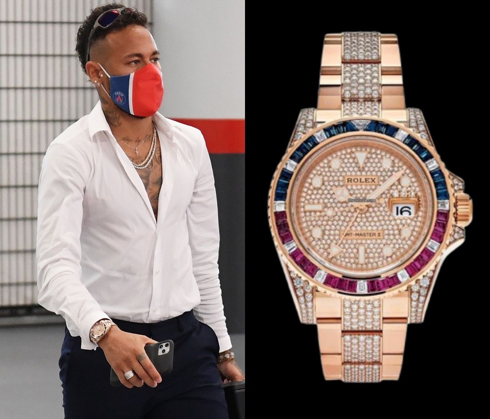 Conheça a coleção de relógios luxuosos de Neymar Jr