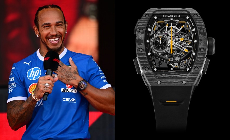 Lewis Hamilton usa relógio de mais de R$ 8 milhões em sua primeira ...