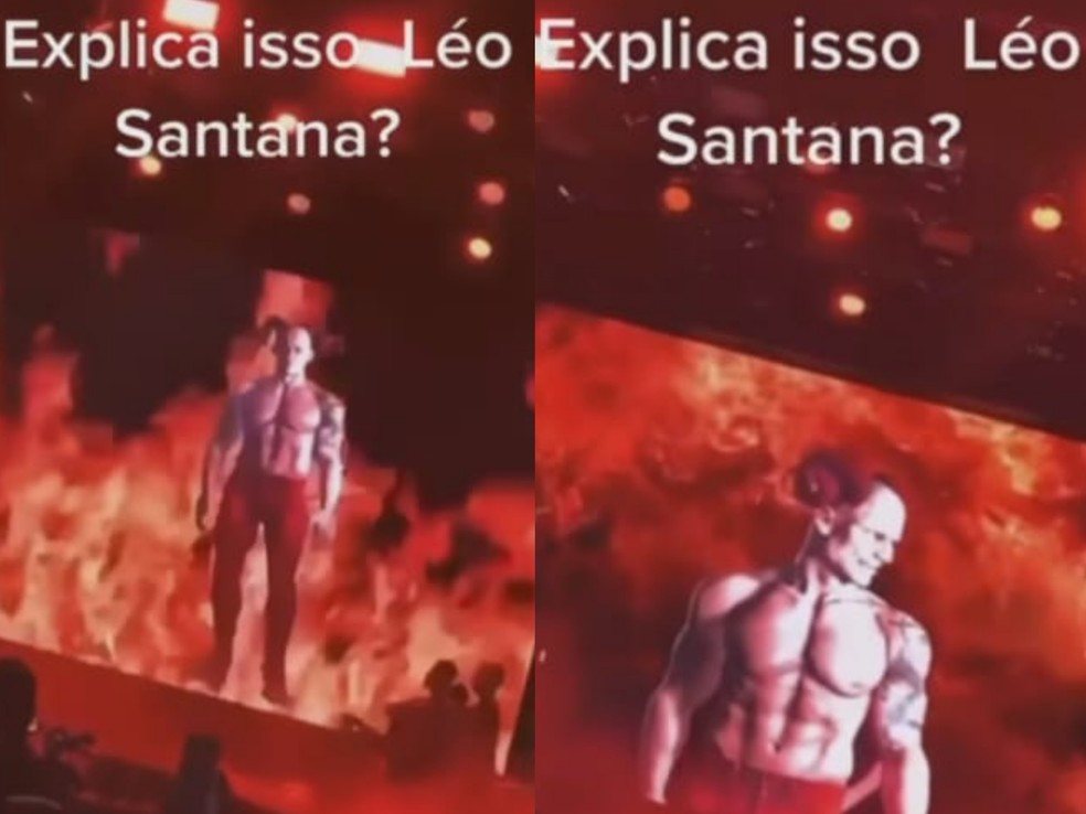 Imagem polêmica em show de Léo Santana revolta público e cantor sofre ...
