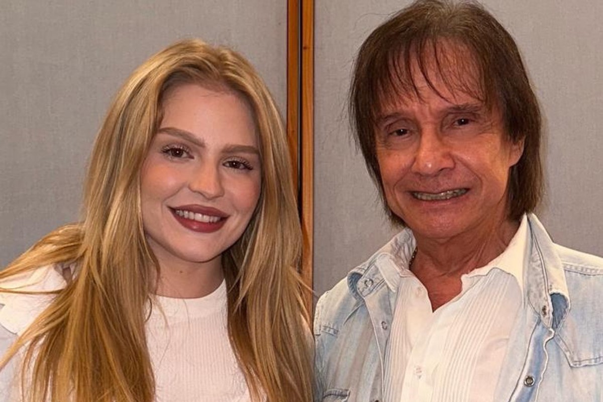 Roberto Carlos surge ao lado de Luísa Sonza e anuncia: “Foi dada a largada”