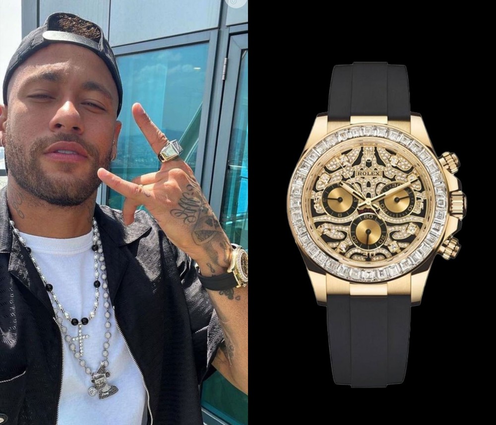 Conheça a coleção de relógios luxuosos de Neymar Jr