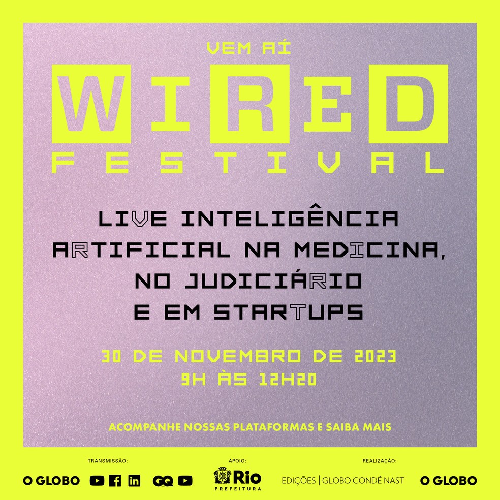 Em live, Wired Festival Brasil aborda inteligência artificial na prática