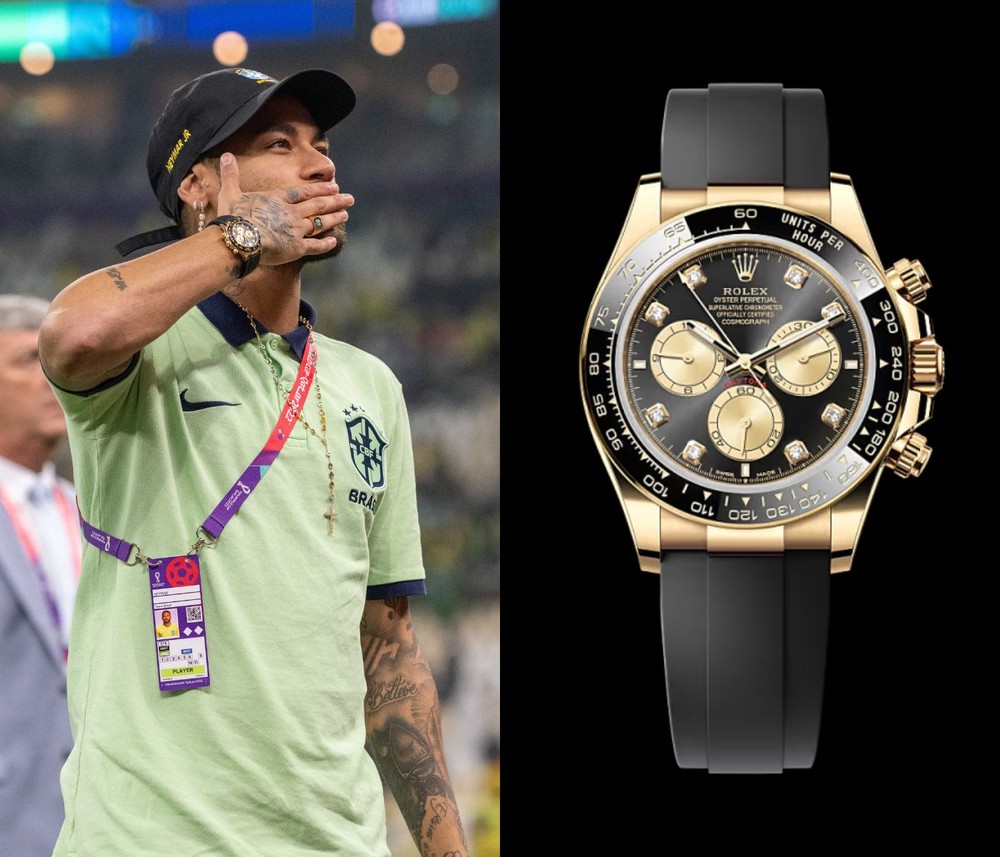 Conheça a coleção de relógios luxuosos de Neymar Jr