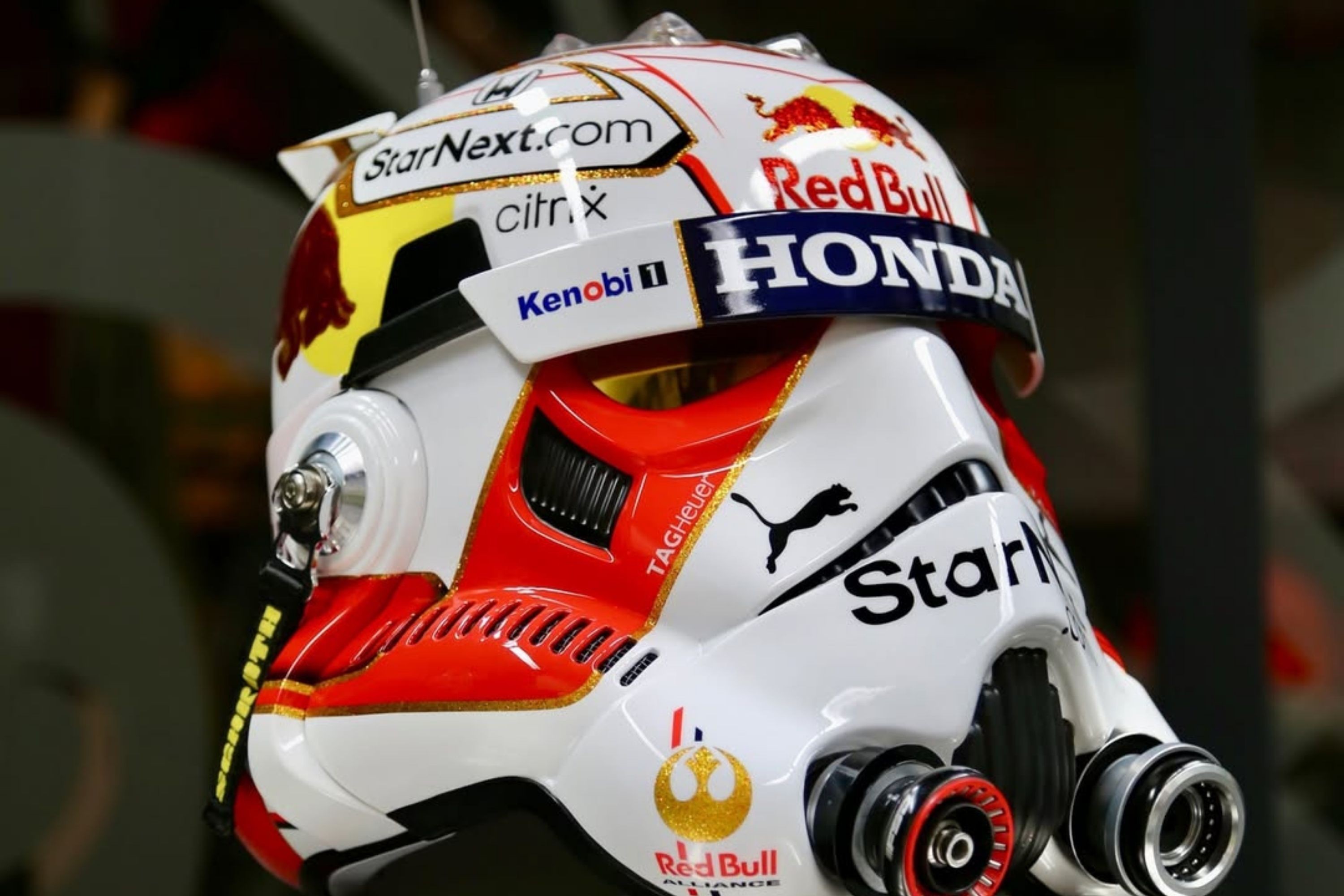 Artista cria capacetes de Star Wars inspirados nos pilotos de Fórmula 1