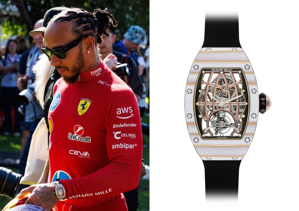 A luxuosa coleção de relógios de Lewis Hamilton, com modelos de até R ...