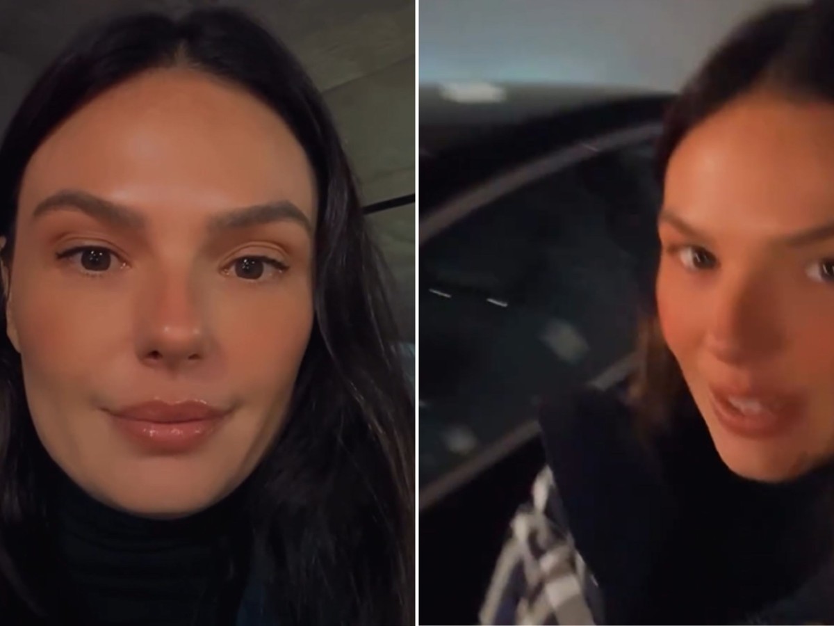 Isis Valverde passa perrengue ao tentar abrir carro que não era o dela ...