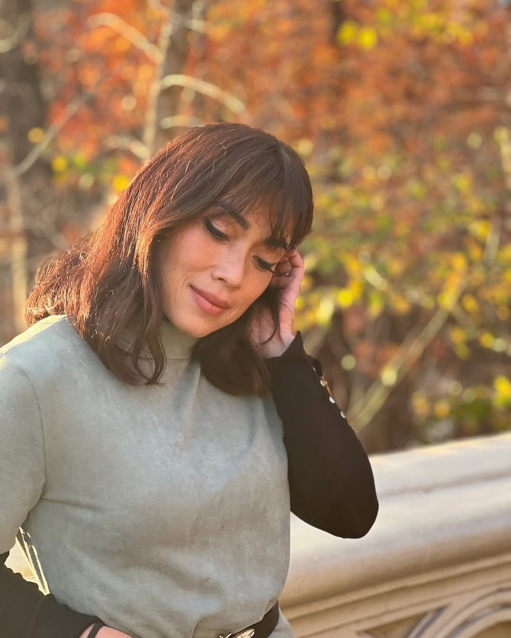 Danni Suzuki abre álbum de fotos no Central Park em viagem a Nova York