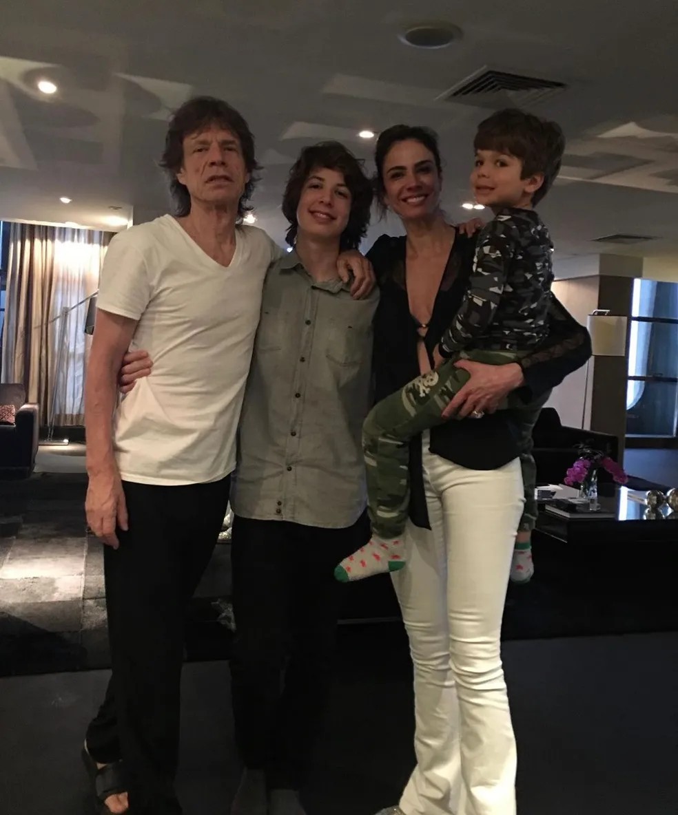 Luciana Gimenez parabeniza Mick Jagger em aniversário de 80 anos: 'Pai ...