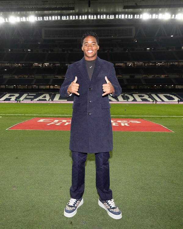 A visita de Endrick a Madrid é um verdadeiro fashion show