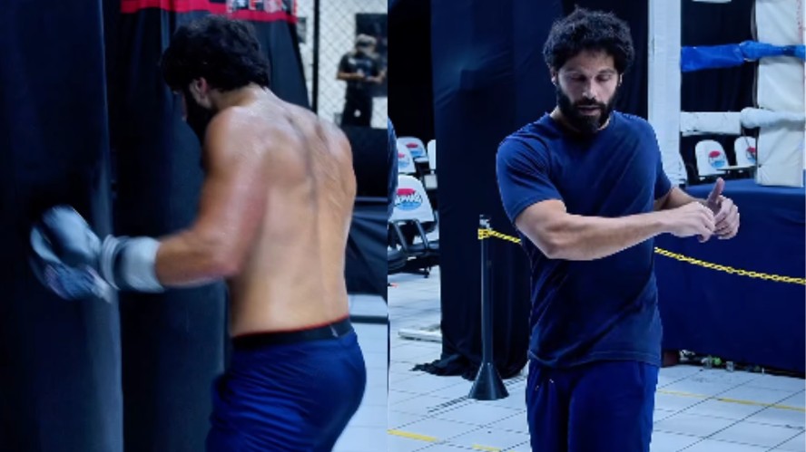 Duda Nagle mostra preparação para luta com Popó: 'Faltam 20 dias'