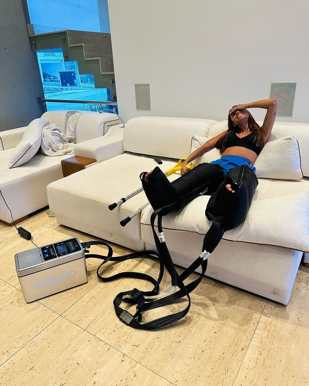 Com plano de voltar ao vôlei, Key Alves mostra equipamento do pós ...