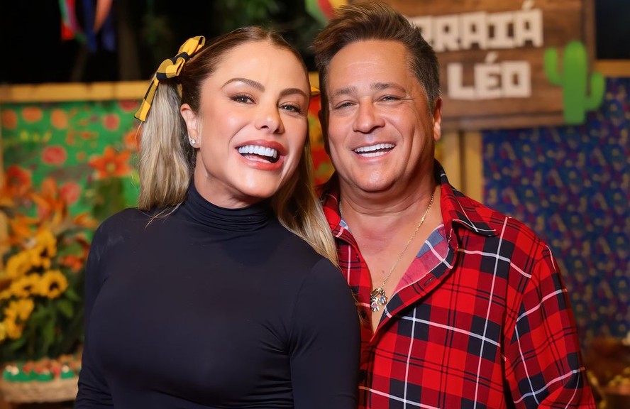 Poliana Rocha abre álbum de fotos de festa de aniversário de Leonardo