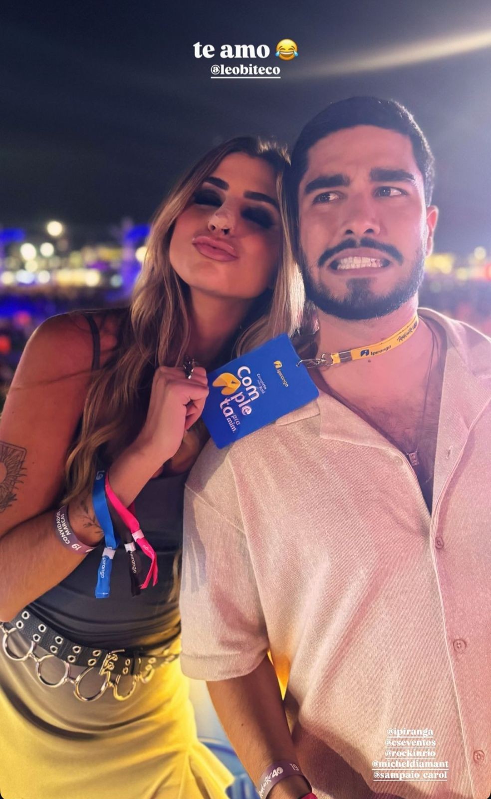 Renata Heilborn curte Rock in Rio com Leonardo Bittencourt após suposto ...