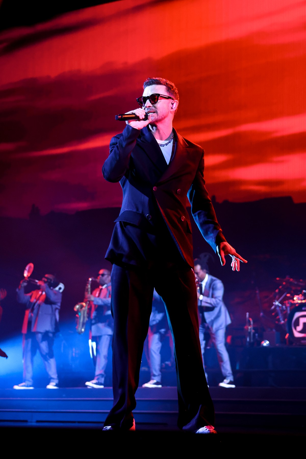 Veja os melhores looks usados por Justin Timberlake em sua turnê ...