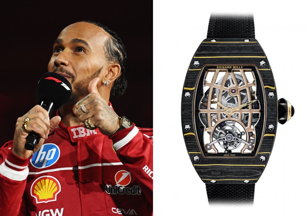 A luxuosa coleção de relógios de Lewis Hamilton, com modelos de até R ...
