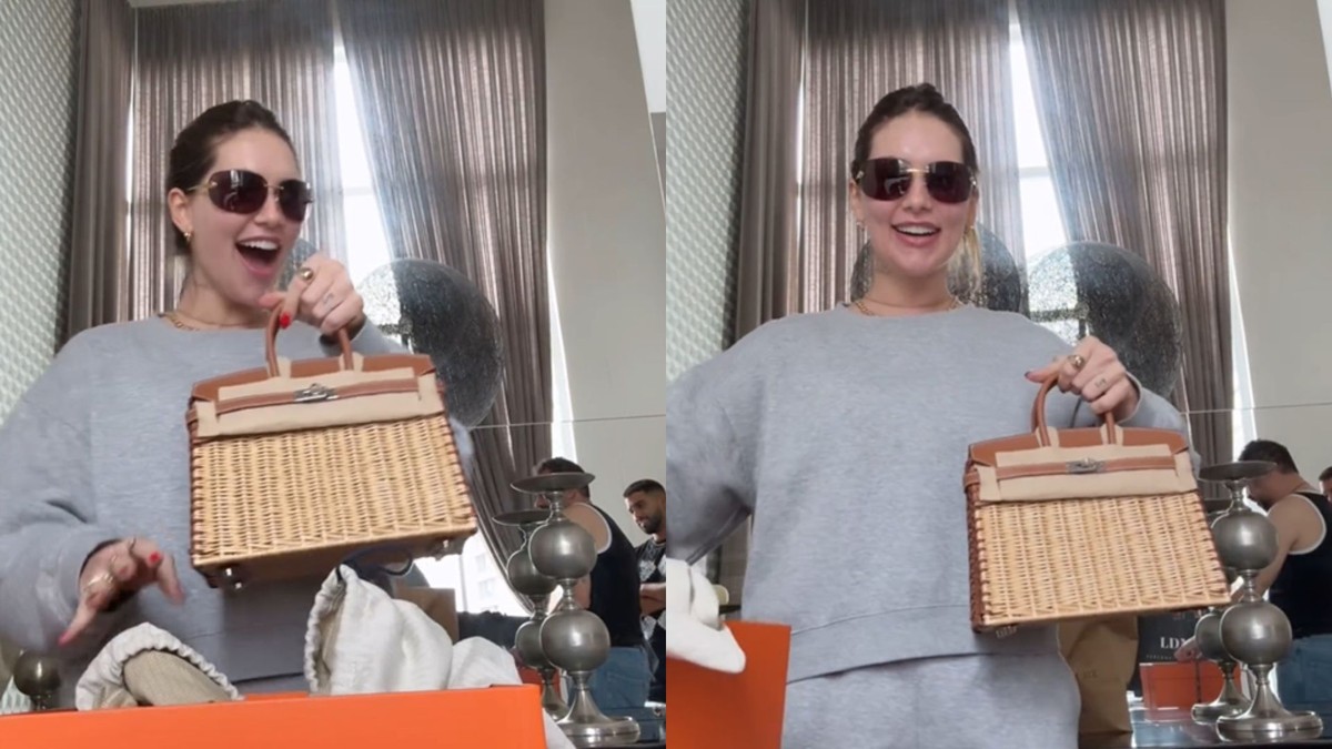 Virginia Fonseca esbanja luxo com bolsa rara de R$ 348 mil: 'Me mimei'