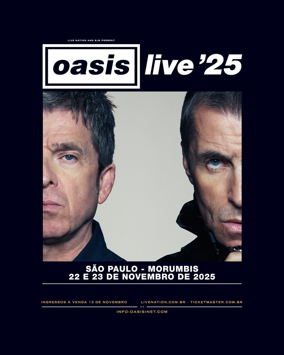 Oasis anuncia dois shows em São Paulo em novembro de 2025