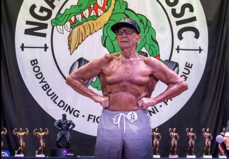 Aos 100 anos, veterano da Segunda Guerra se torna o fisiculturista mais ...
