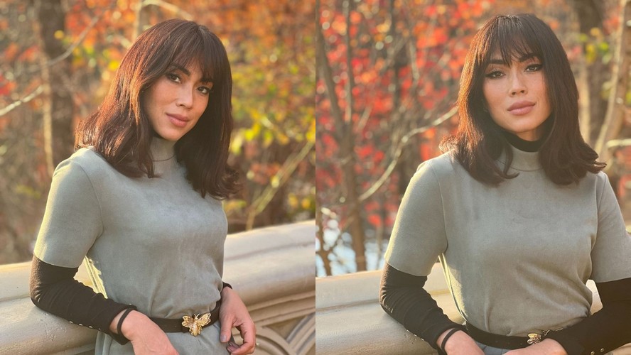 Danni Suzuki abre álbum de fotos no Central Park em viagem a Nova York