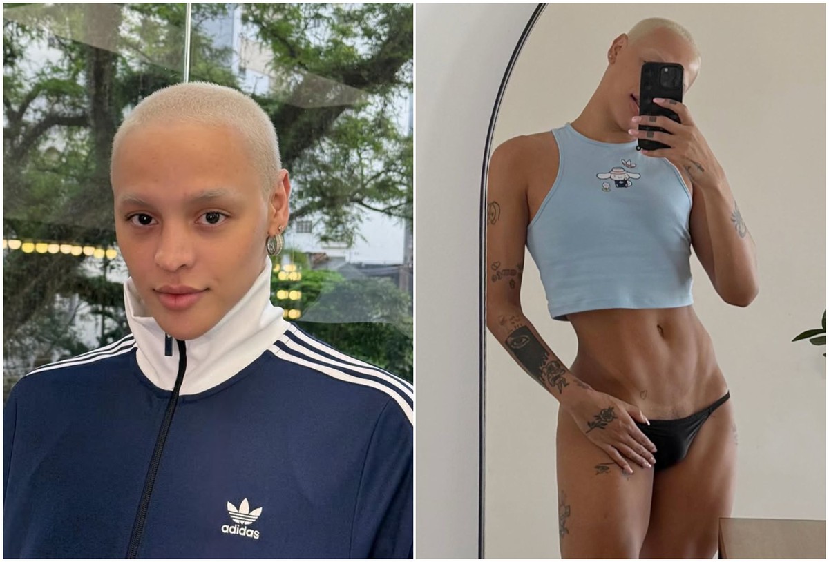 Pabllo Vittar exibe novo visual e marca de biquíni em foto de calcinha