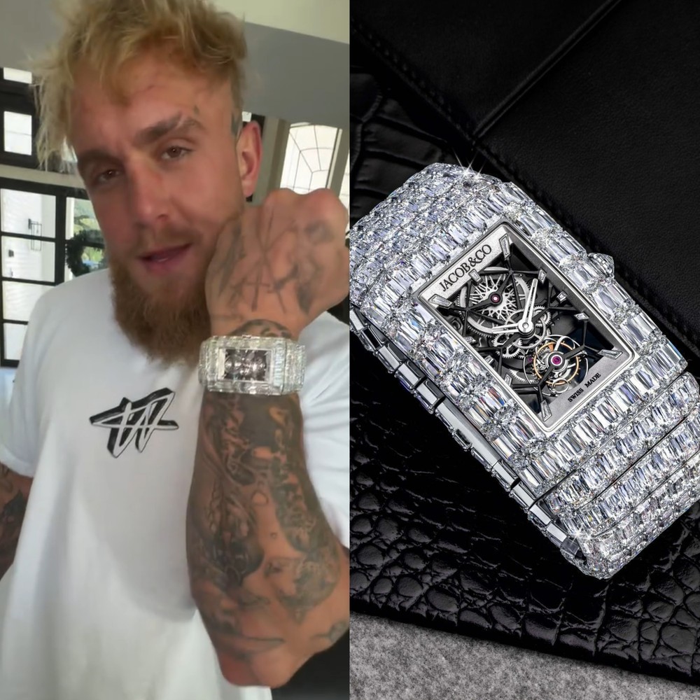 Pré-luta com Mike Tyson, Jake Paul usa relógio de R$ 40 milhões ...