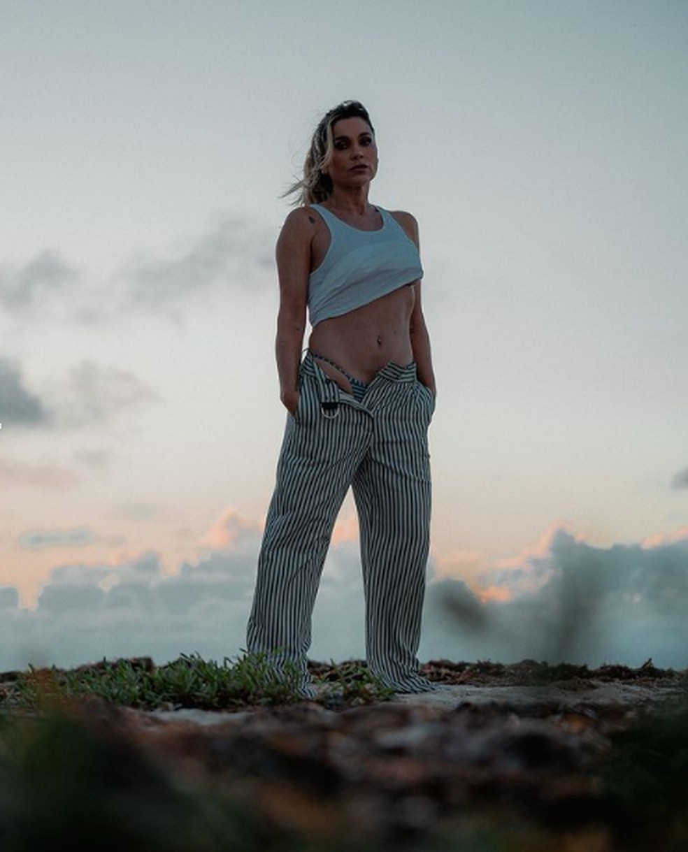 Flávia Alessandra posa em Mérida, no México: 'Momento de leveza'