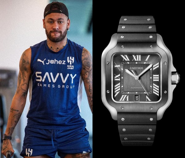 Conheça a coleção de relógios luxuosos de Neymar Jr