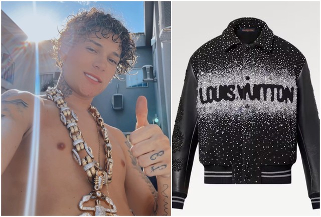 Rapper Chefin usa jaqueta grifada de R$ 200 mil no Rock in Rio