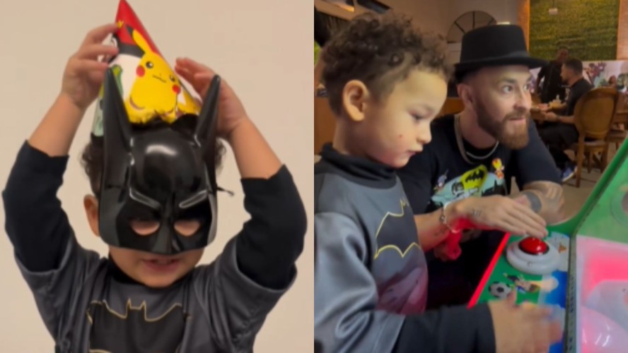 Fred Bruno diverte web com 'vlog' do aniversário de seu filho, Cris ...