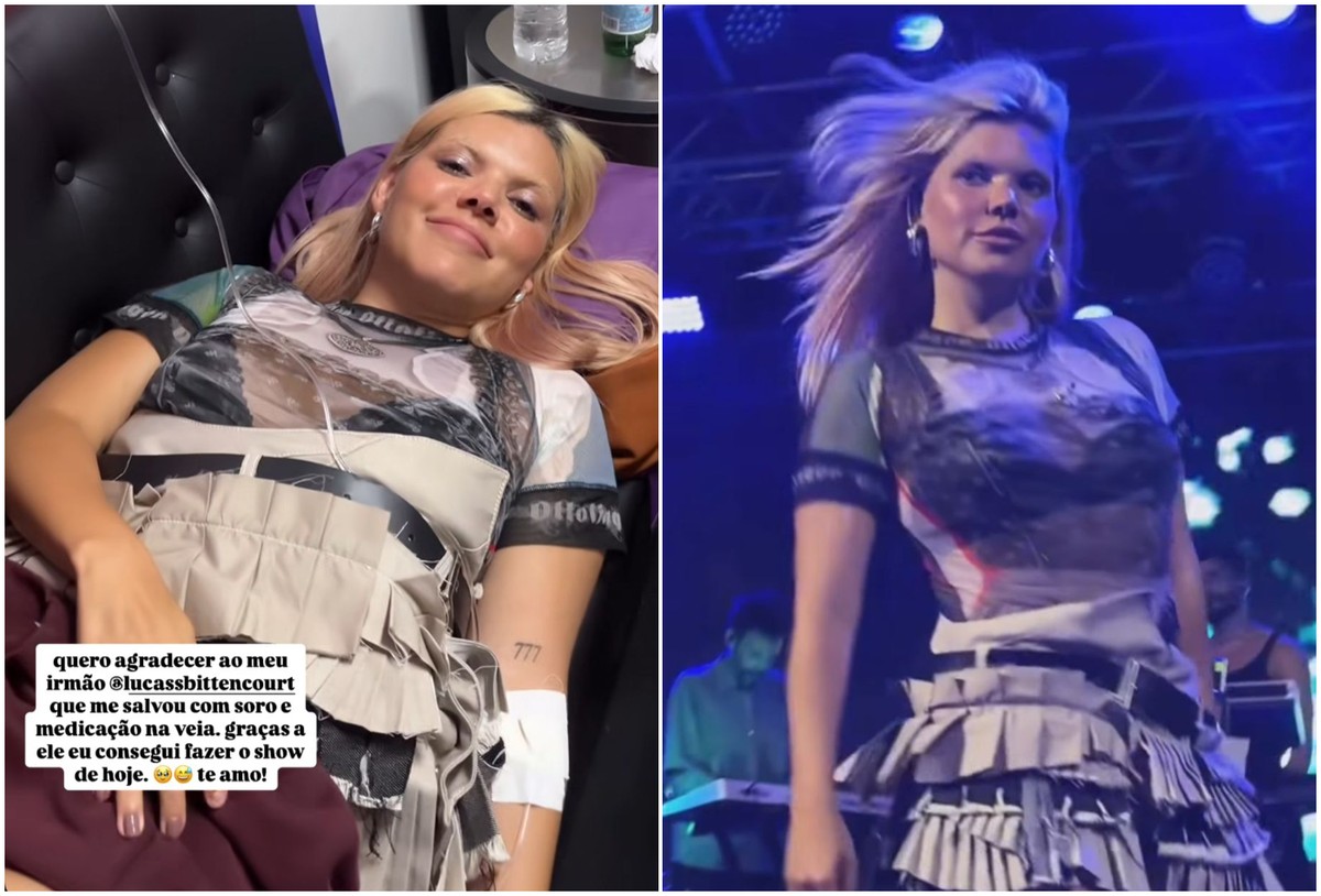 Duda Beat é socorrida pelo irmão médico após passar mal antes de show ...
