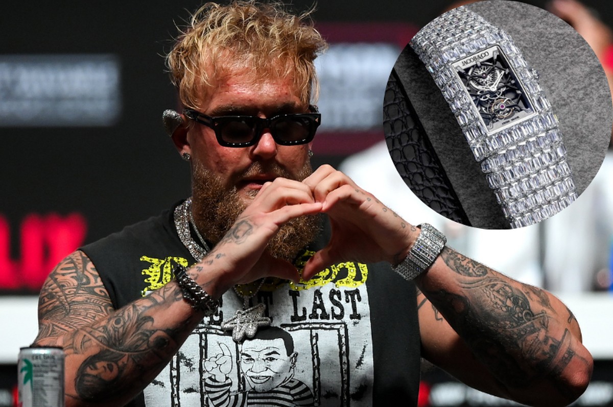 Pré-luta com Mike Tyson, Jake Paul usa relógio de R$ 40 milhões ...