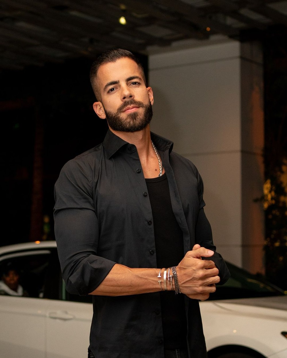 Pipo Marques aproveita noite em Miami com Mari Gonzalez