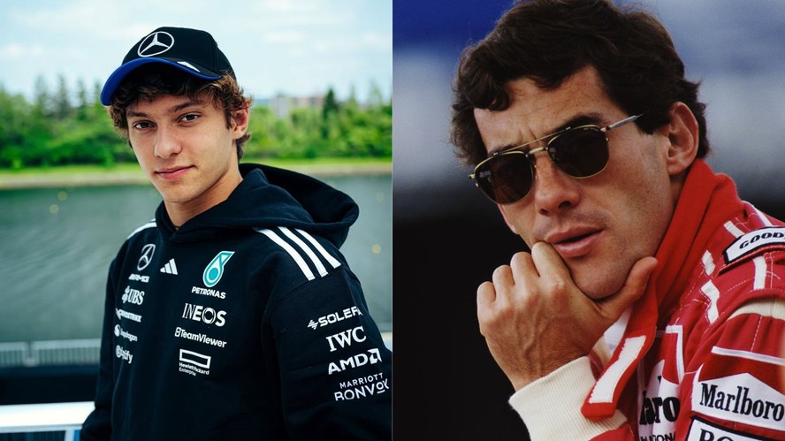 Líder da F1, Kimi Antonelli é fã de Ayrton Senna e compartilha ...