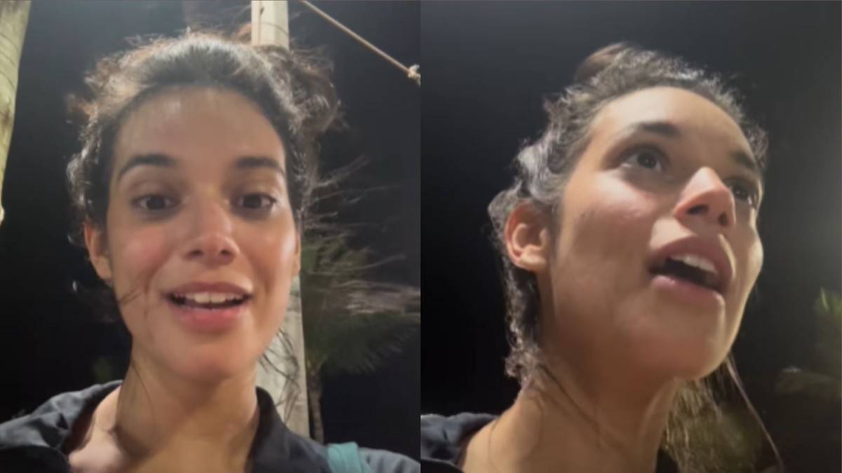 Alane, do BBB 24, faz acrobacia para comprovar para fã que era ela ...