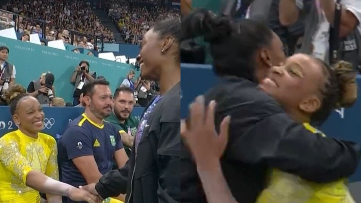 Olimpíadas 2024: Interações entre Rebeca Andrade e Simone Biles viram ...
