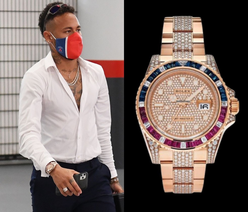 Conheça a coleção de relógios luxuosos de Neymar Jr