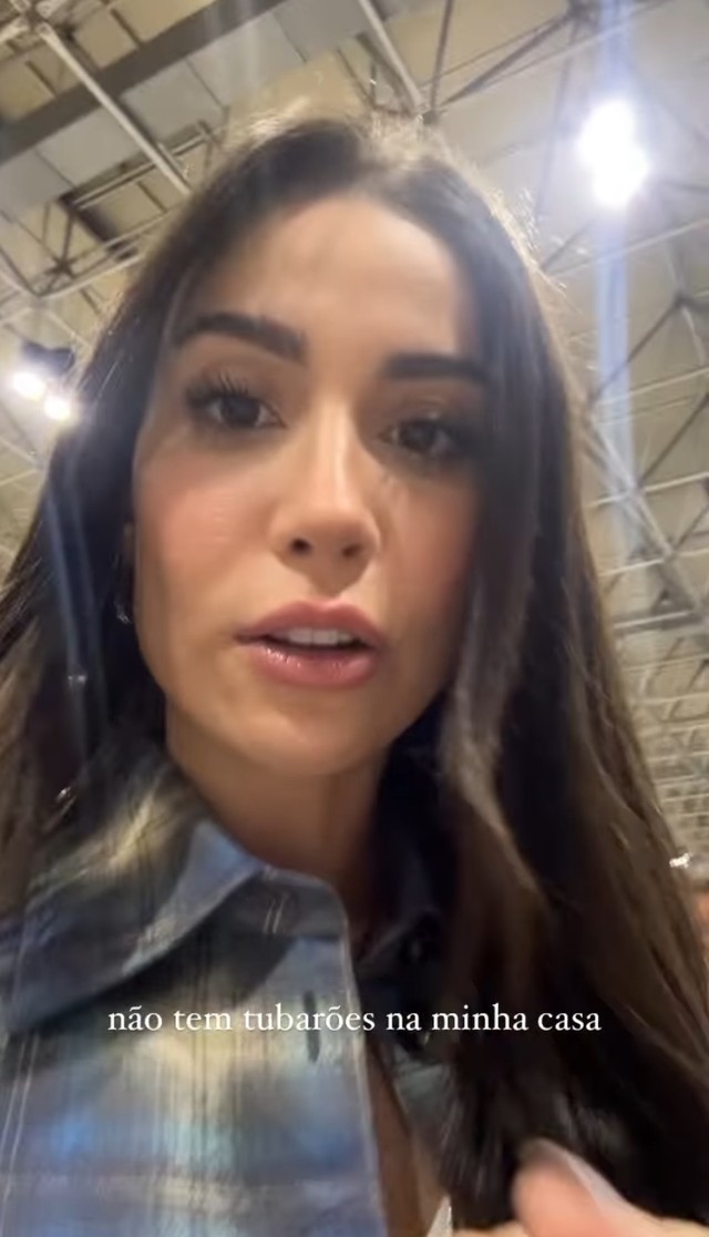 Bianca Andrade desmente rumores sobre aquário com tubarões: ''Não tem''