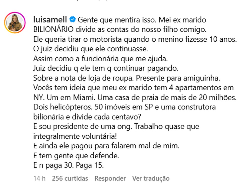 Luisa Mell comenta processo de guarda do filho com ex-marido ...