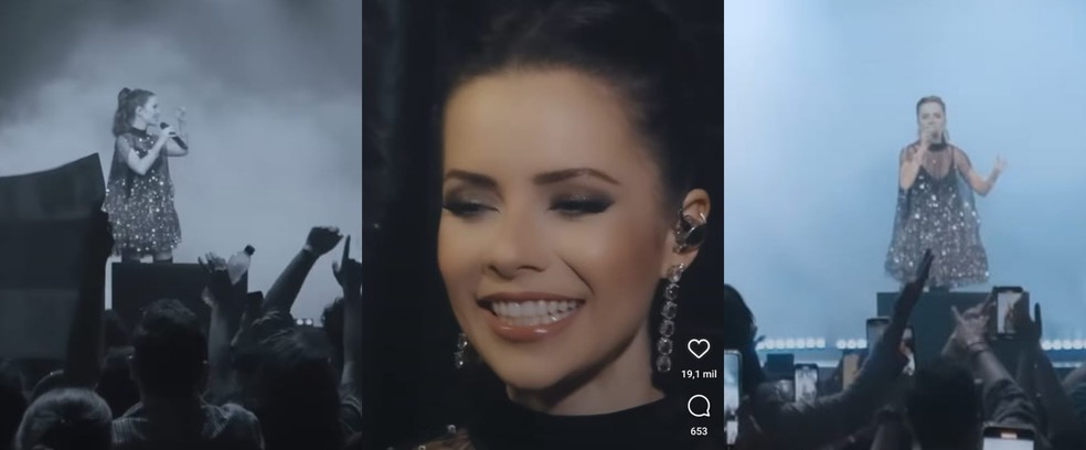 Sandy volta radiante para o Brasil após realizar primeira turnê ...