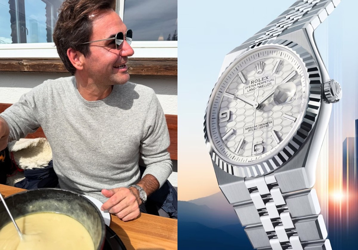 Roger Federer “vaza” novo relógio da Rolex antes do lançamento