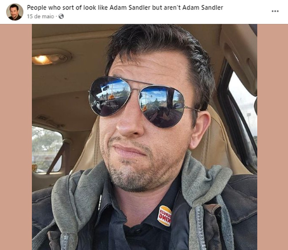 Página mostra sósias de Adam Sandler no Facebook e chama a atenção