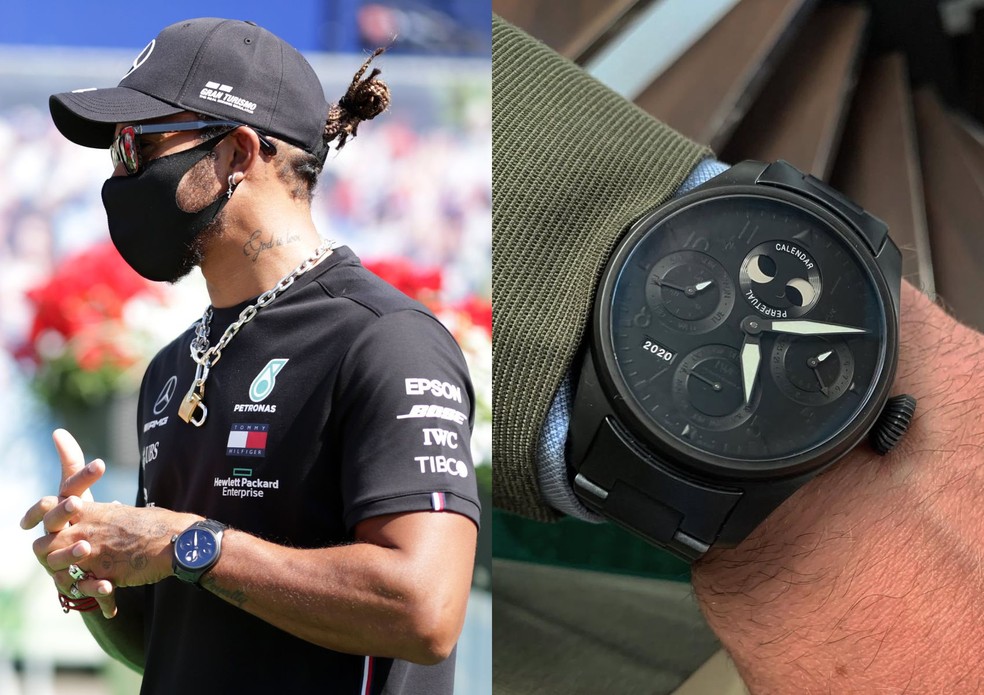 A luxuosa coleção de relógios de Lewis Hamilton, com modelos de até R ...