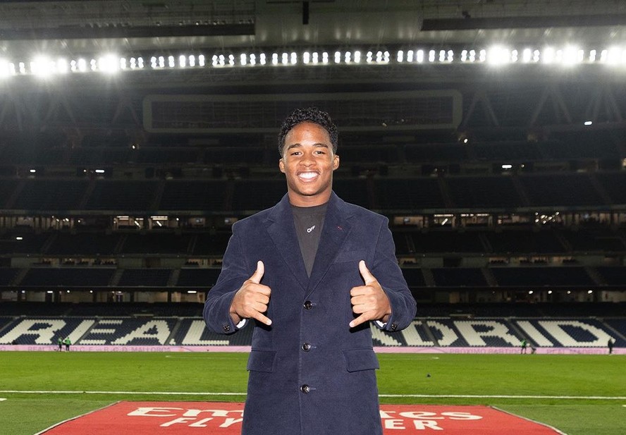 Após visita ao Real Madrid, Endrick ganhou 500 mil seguidores em dois ...